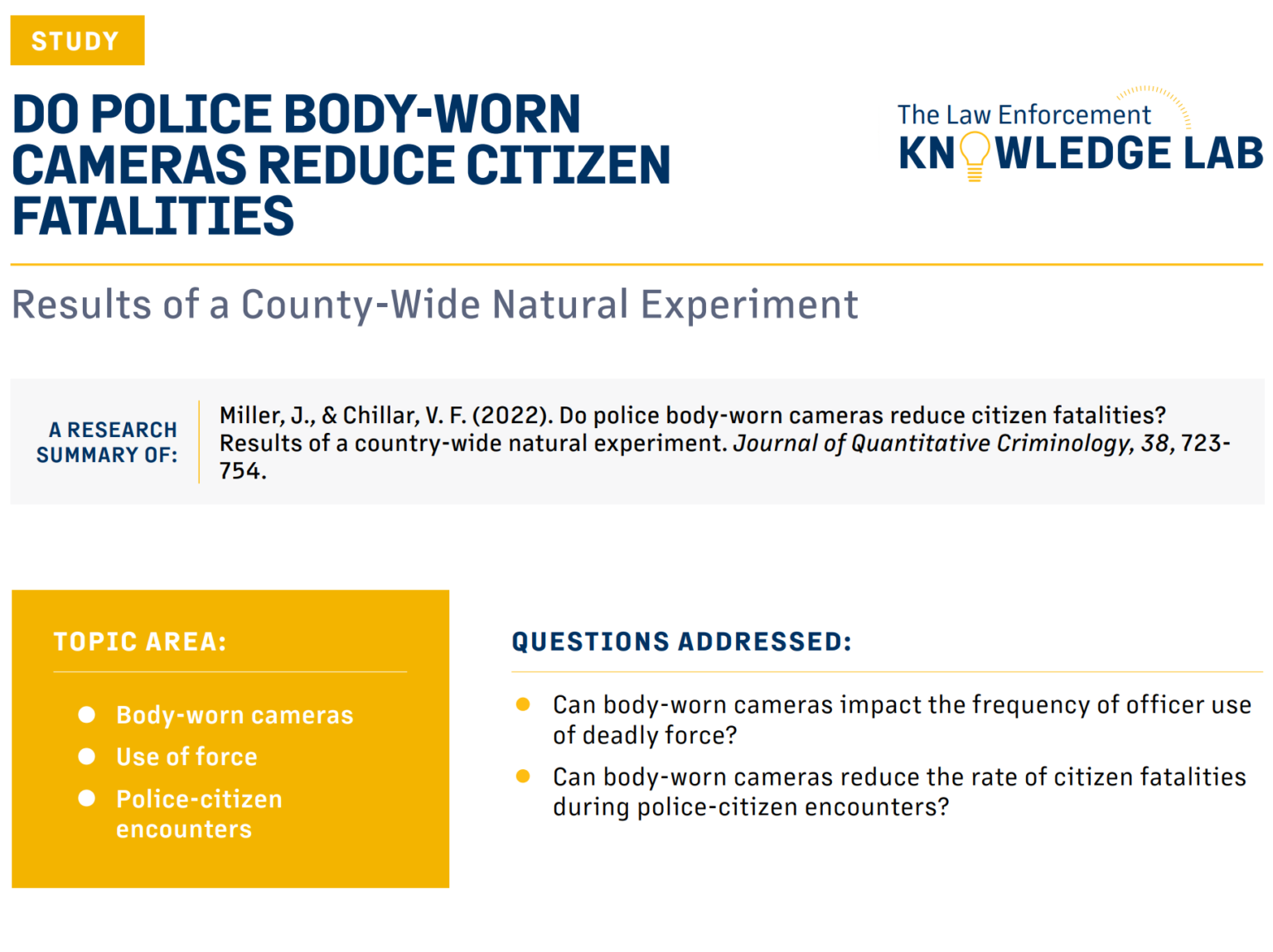 Digital Trust Resources - Law Enforcement Knowledge Lab