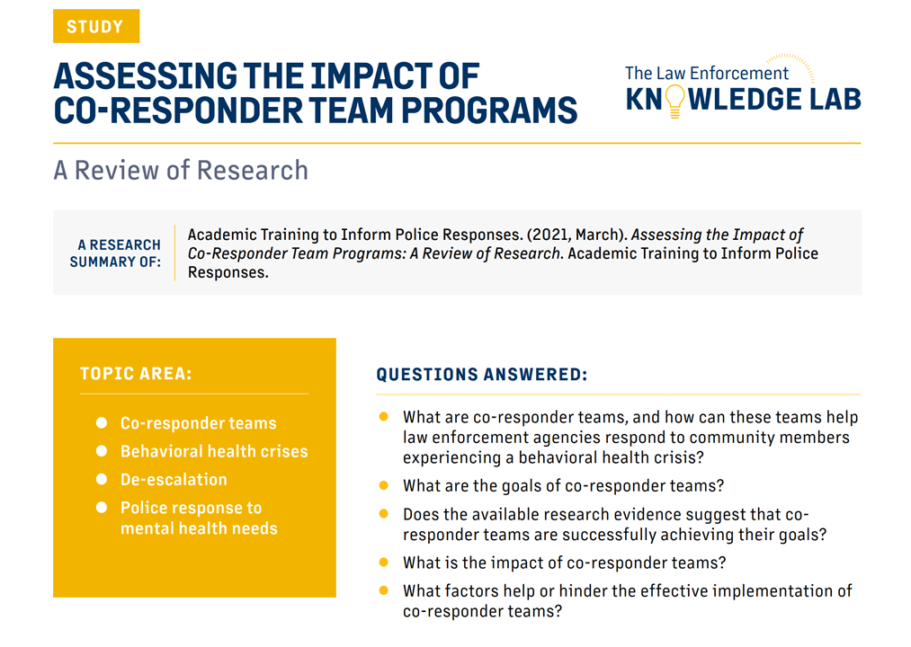 Digital Trust Resources - Law Enforcement Knowledge Lab